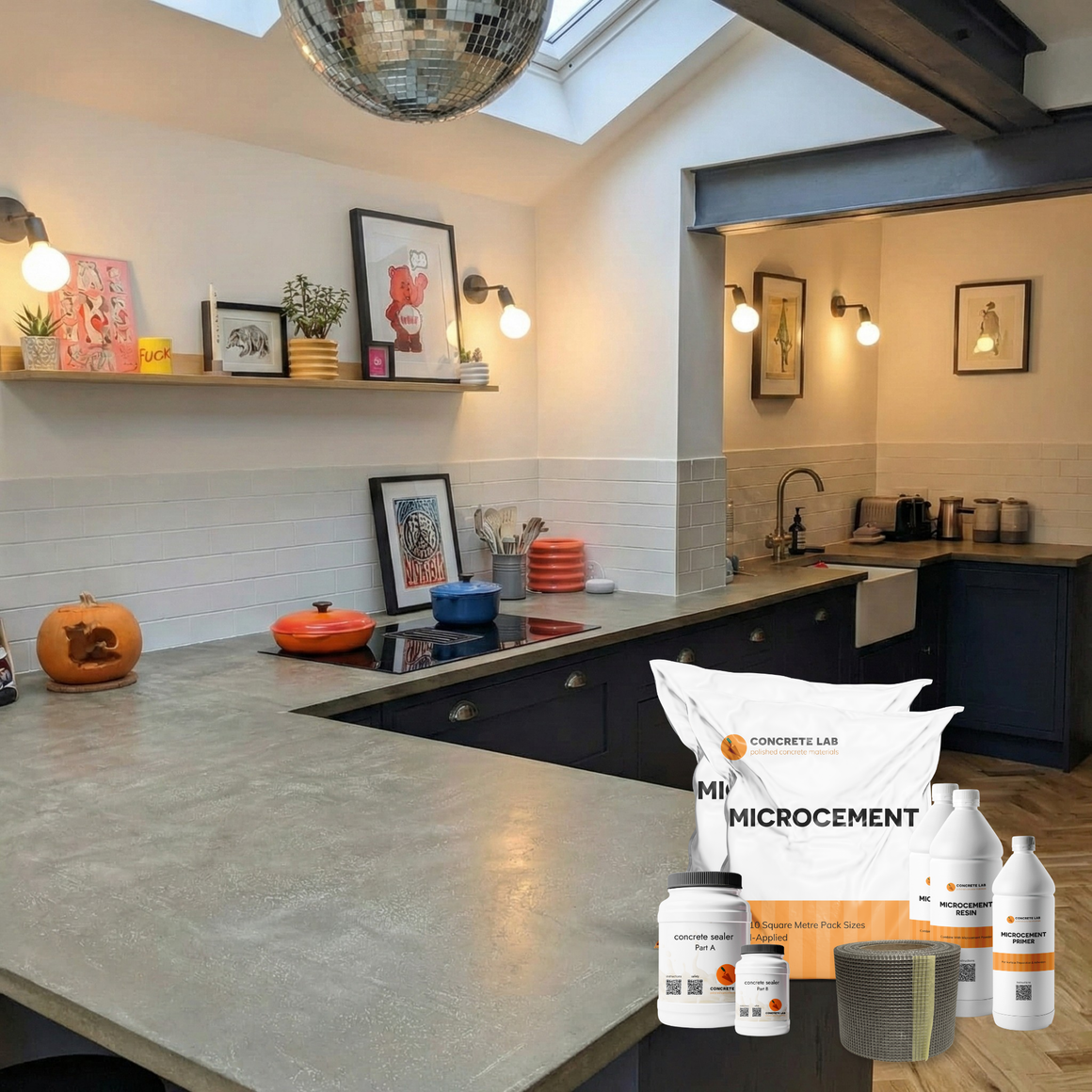 Microcement Worktop Kit | 5m² & 10m² | Concrete Lab